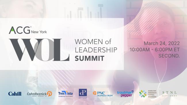 9th Annual Women of Leadership Summit | ACG New York